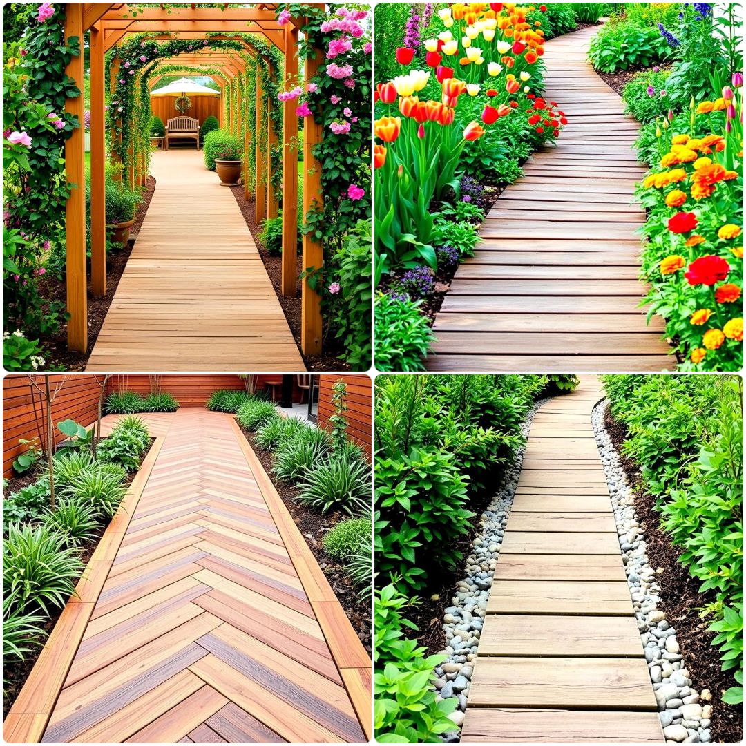 25 Wooden Walkway Ideas To Beautify Your Garden