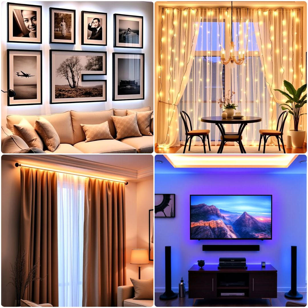 25 Aesthetic Rooms With LED Lights That Feel Magical