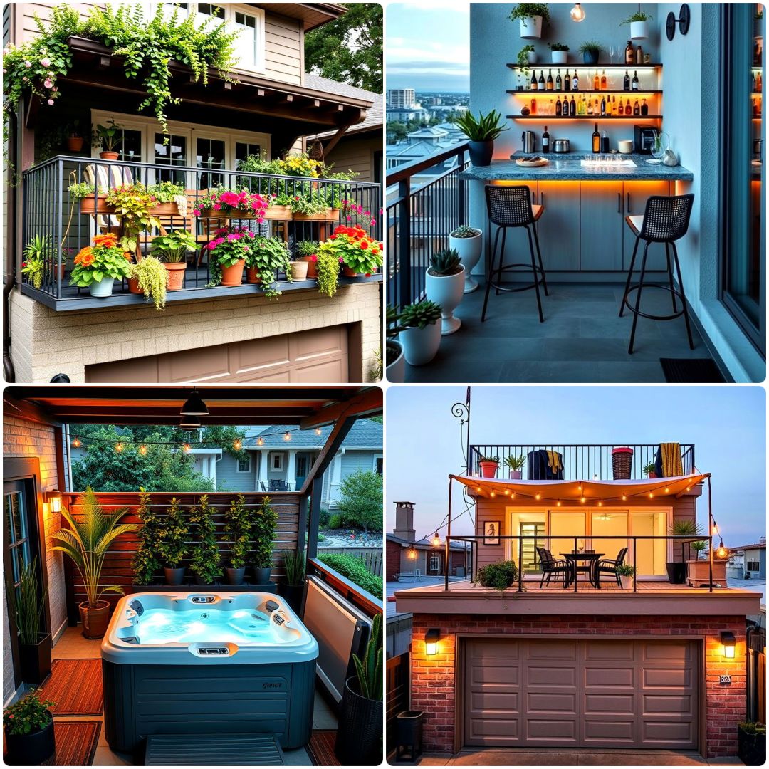 15 Balcony Over Garage Ideas for Extra Functionality