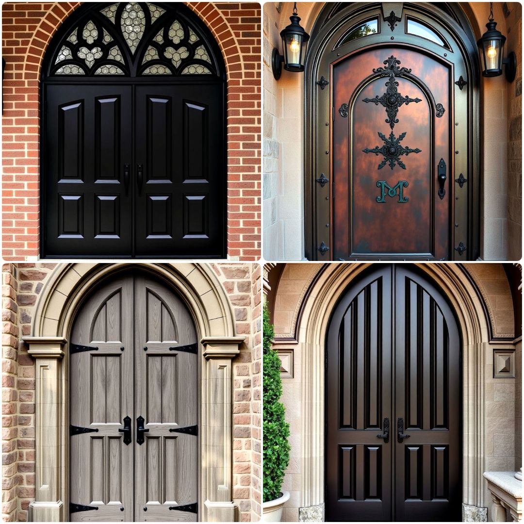 15 Gothic Front Door Ideas for Historic Charm