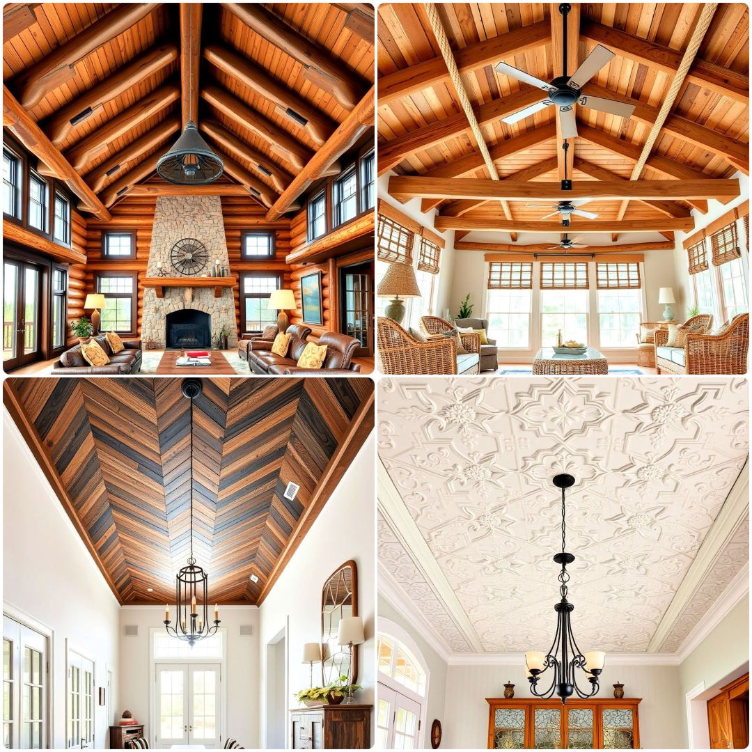 25 Rustic Ceiling Ideas To Add Warmth to Your Home