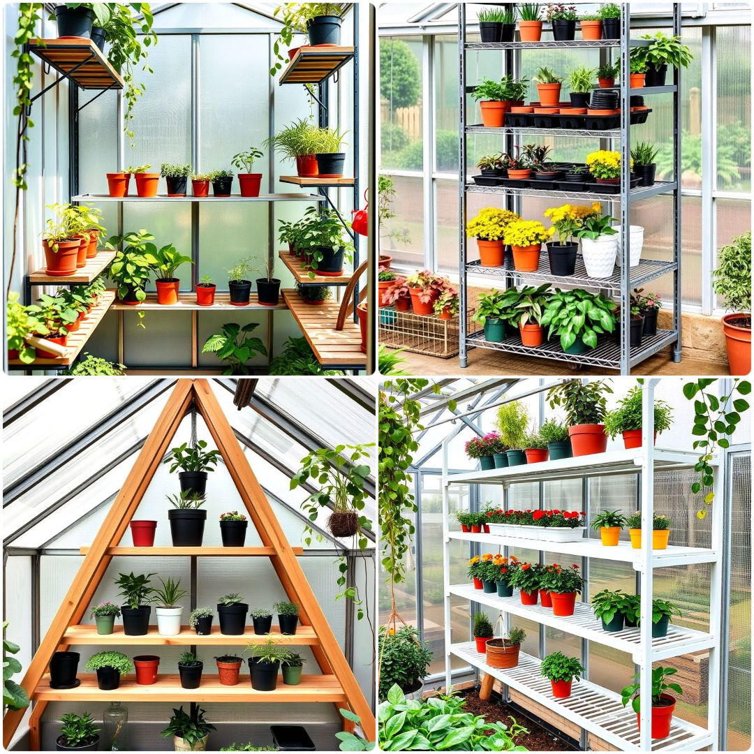 25 Greenhouse Shelving Ideas Best Storage Solutions