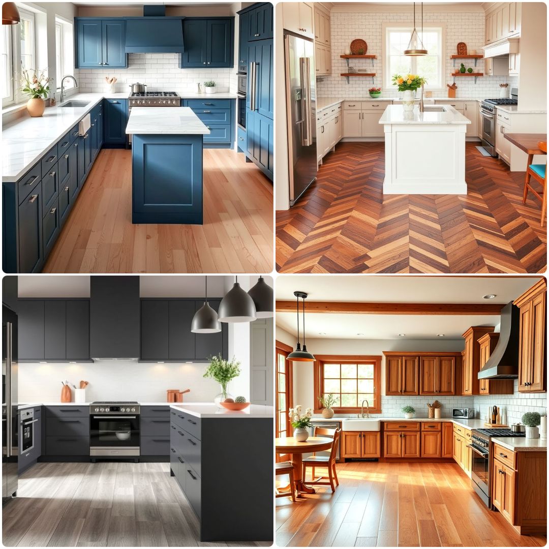 15 Kitchens with Wood Floors for A Timeless Aesthetic