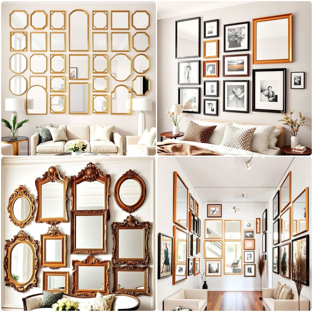 25 Mirror Gallery Wall Ideas To Reflect Your Style
