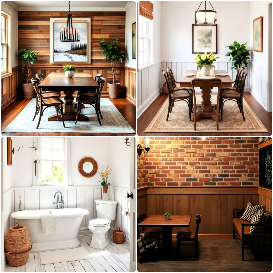 20 Rustic Wainscoting Ideas for A Farmhouse Look