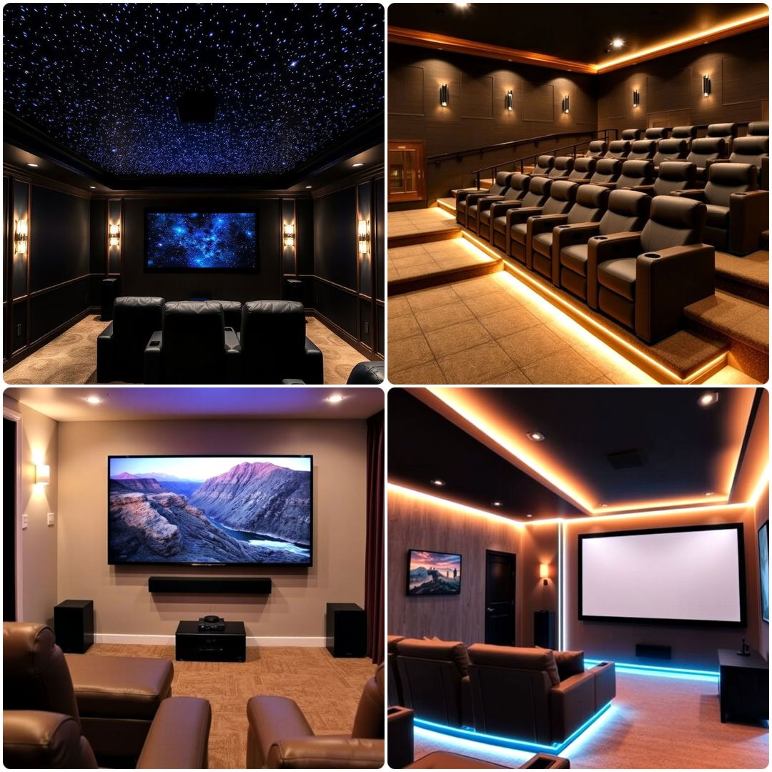 15 Small Basement Home Theater Ideas for A Luxurious Feel