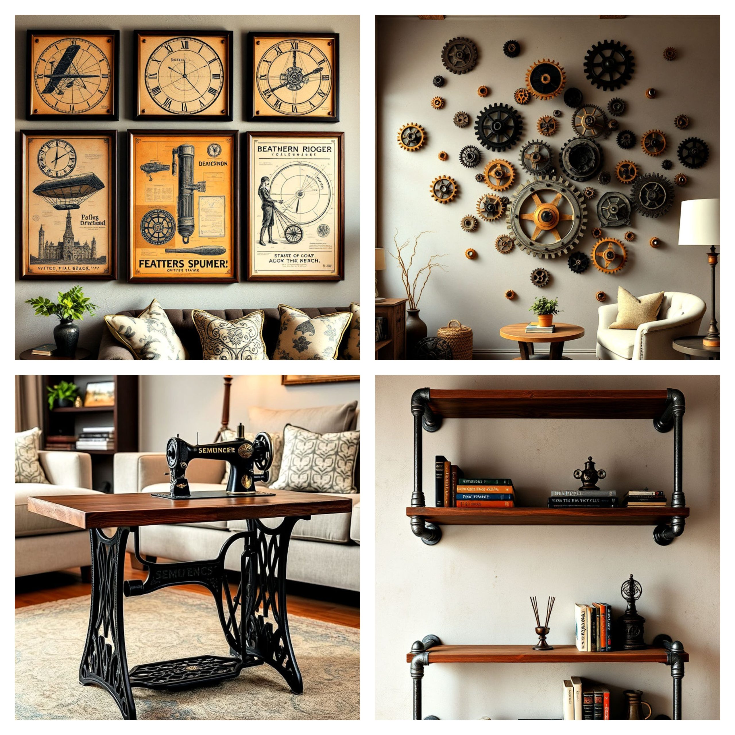 20 Steampunk Interior Design Ideas for A Bold Look