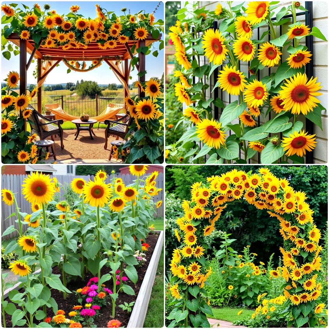 15 Sunflower Garden Ideas for A Stunning Landscape