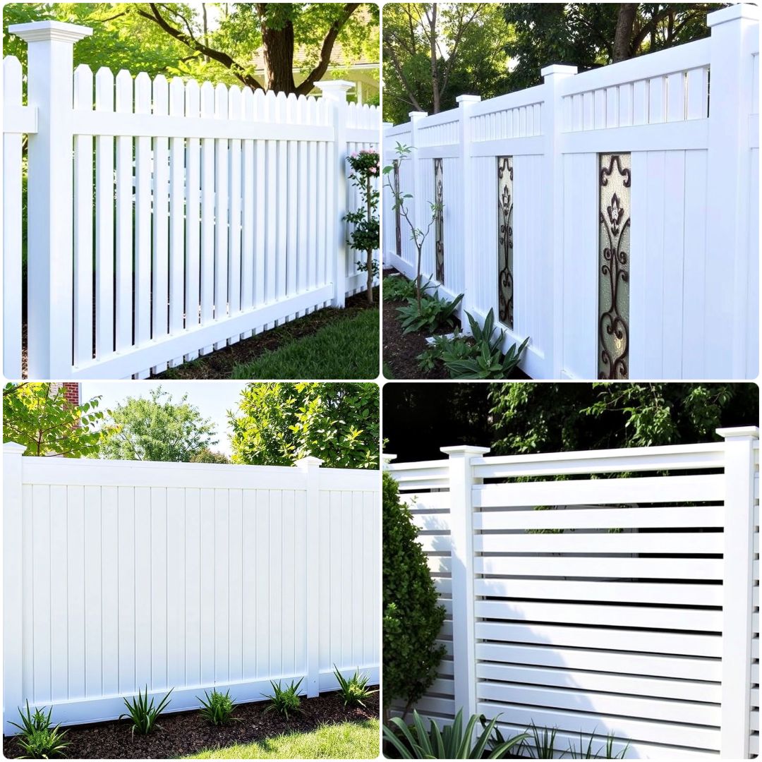 15 White Privacy Fence Ideas To Enhance Your Space