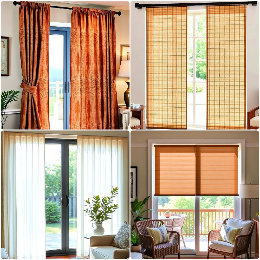 25 Window Treatments for Sliding Glass Doors To Copy